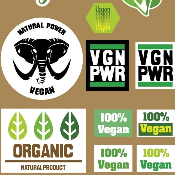 Vegan Sticker - Etsy