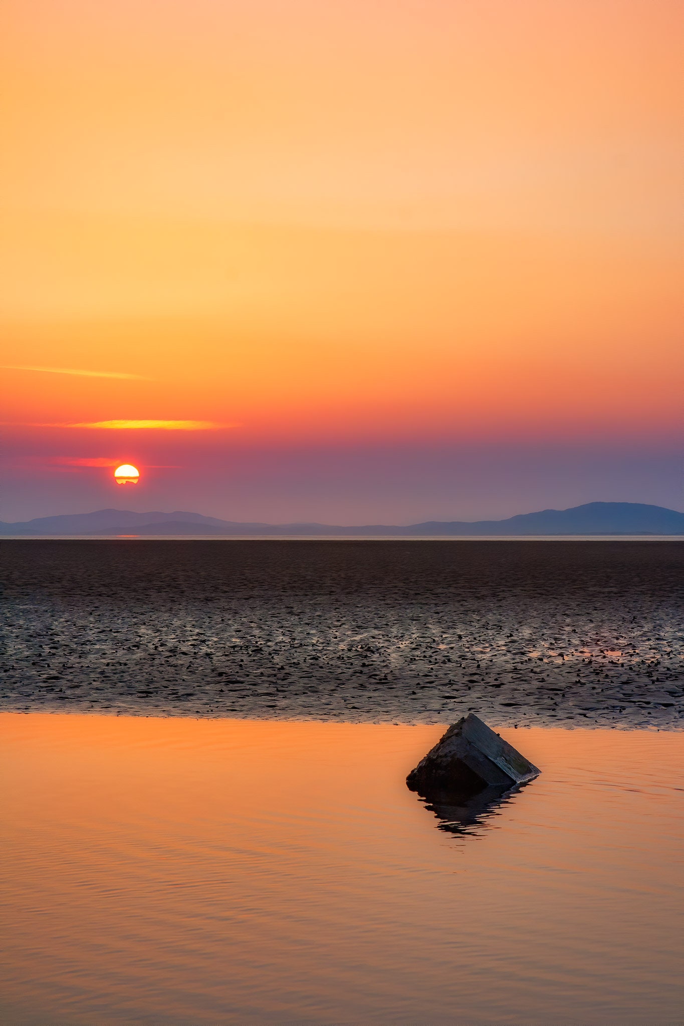 Silloth Beach Sunset portrait Cumbria North West Coast - Etsy UK