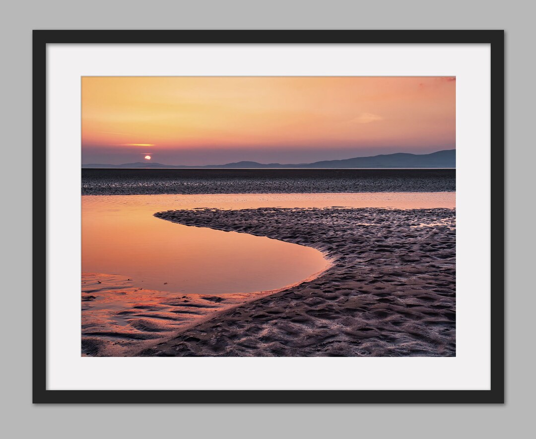 Silloth Beach Sunset, Cumbria, North West Coast - Impresión fotográfica ...