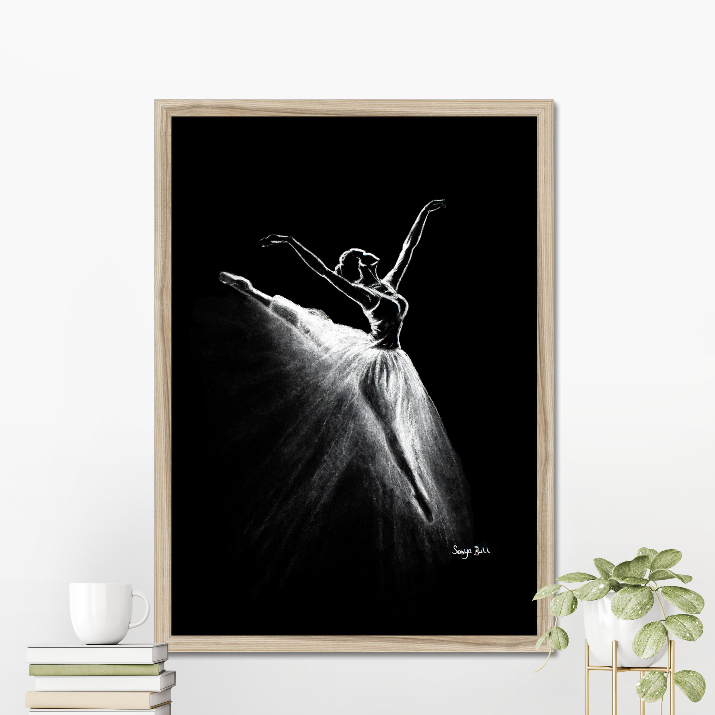 Ballet Art Ballet Prints Ballerina Wall Art Ballerina - Etsy