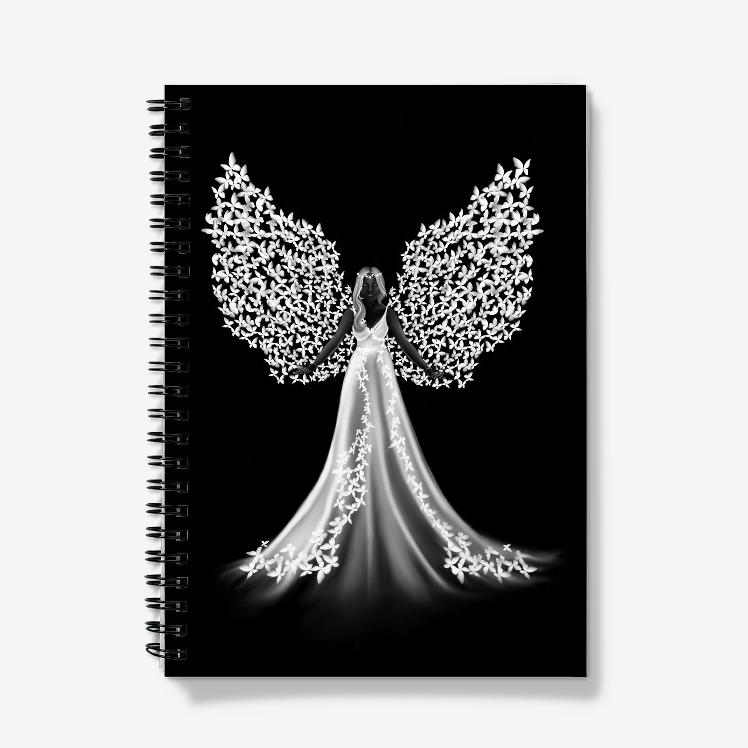 Guardian Angel Notebook Spirituality Spiral Notebook Soft - Etsy