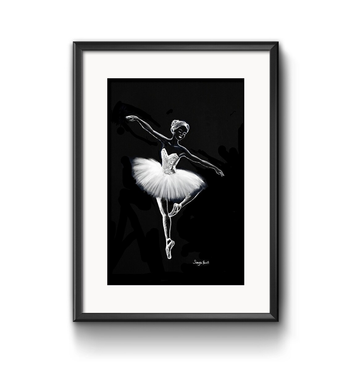 Ballerina, Ballet Prints, Ballerina Wall Art, Ballerina Print ...