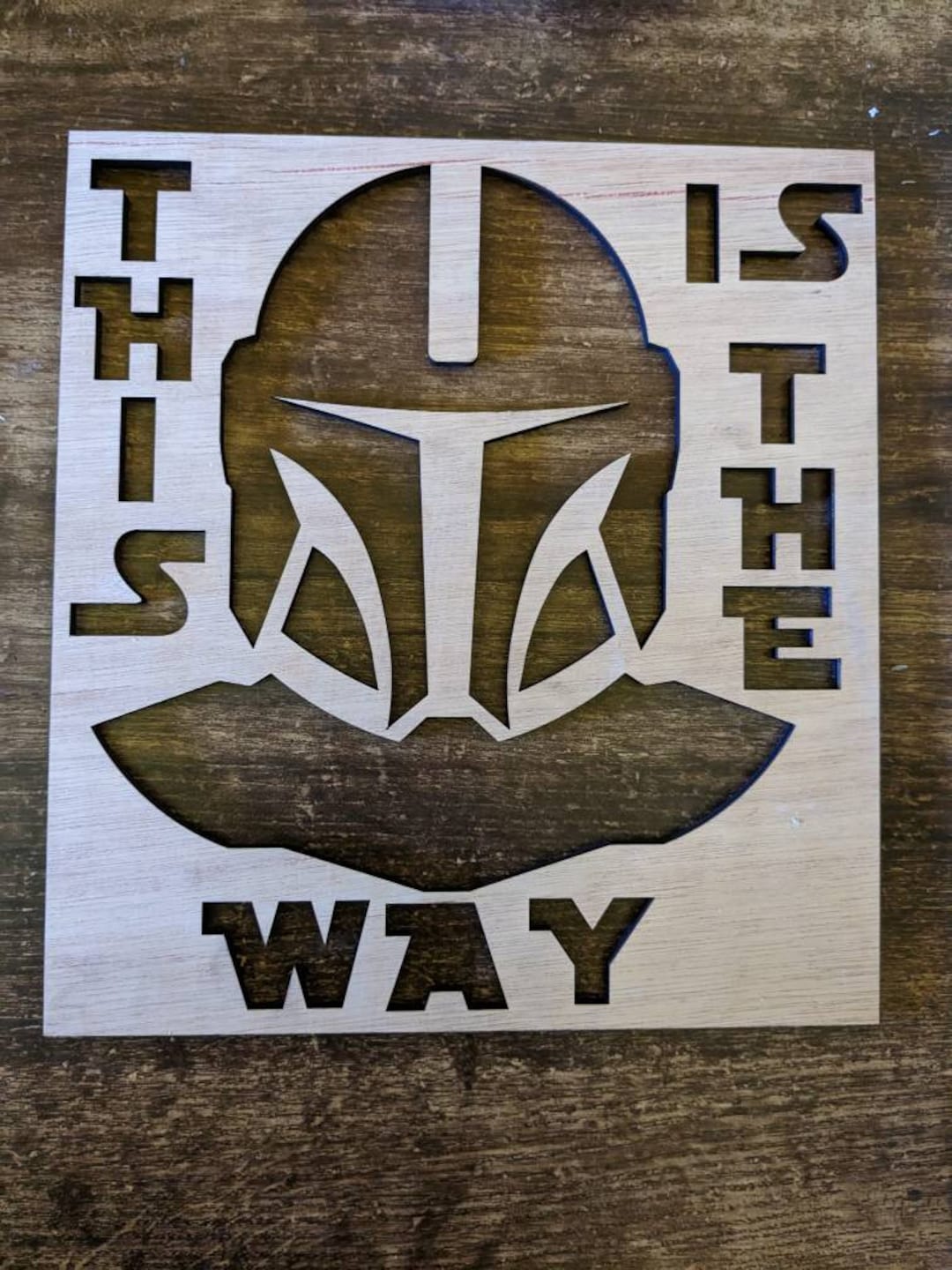 Mandalorian Stencil - Etsy