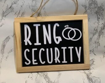 Ring Security Sign | Etsy
