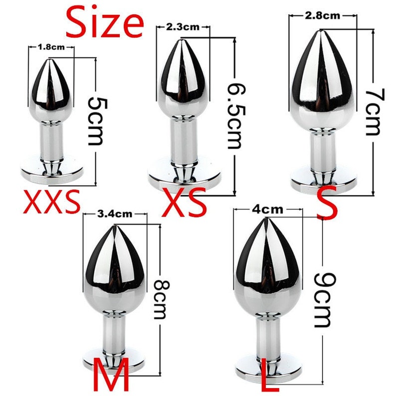 Stainless Steel Smooth Anal Plug Available In 5 Sizes | Etsy