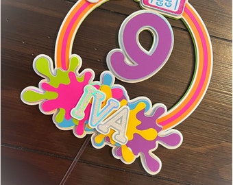 Slime Girl Cake Topper Slime Cake Topper Slime Centerpiece - Etsy