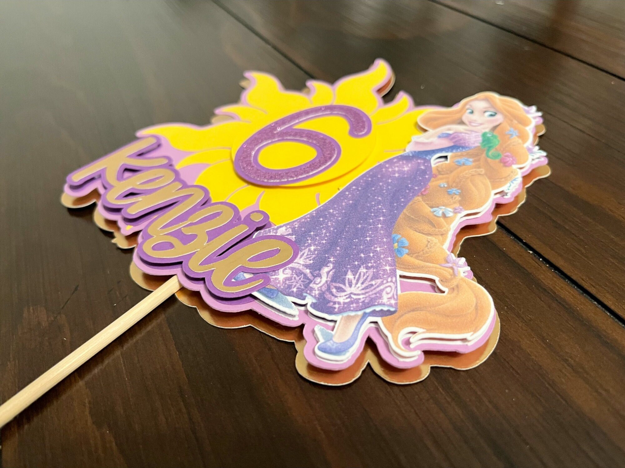 Princess Rapunzel Inspired Cake Topper / Tangled Party Decor ...