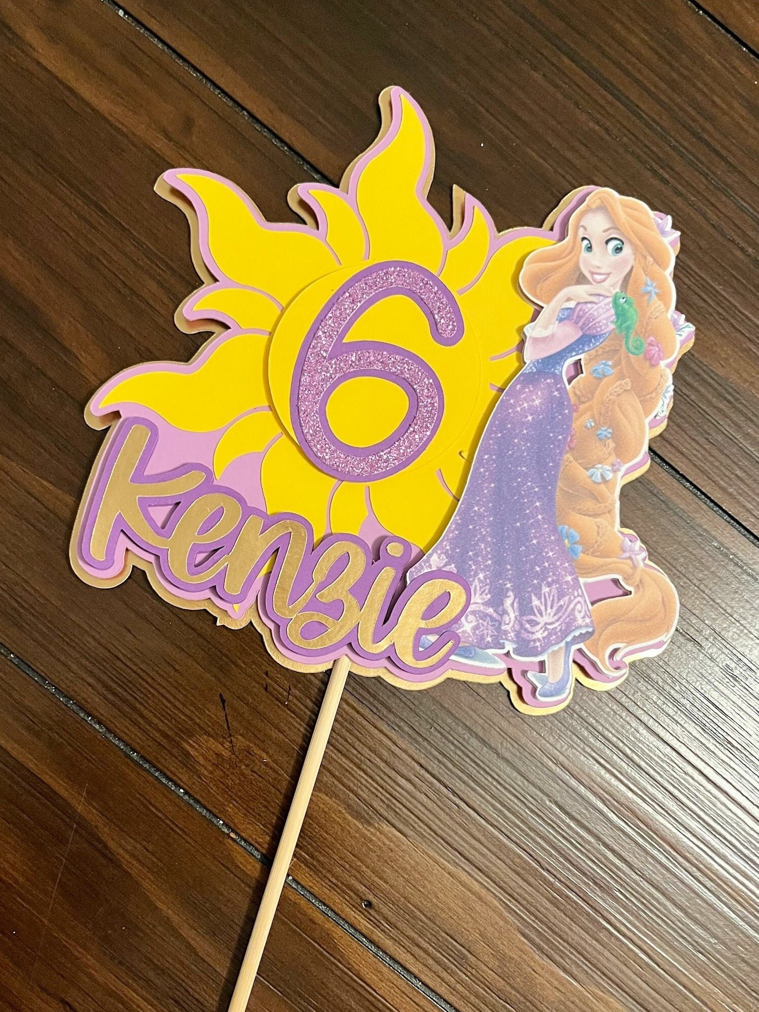 Princess Rapunzel Inspired Cake Topper / Tangled Party Decor ...