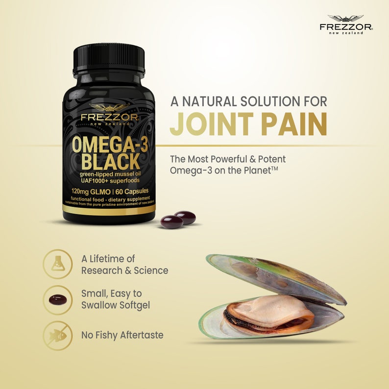 Green Lipped Mussel Oil 100% Pure New Zealand Sustainable FREZZOR OMEGA ...