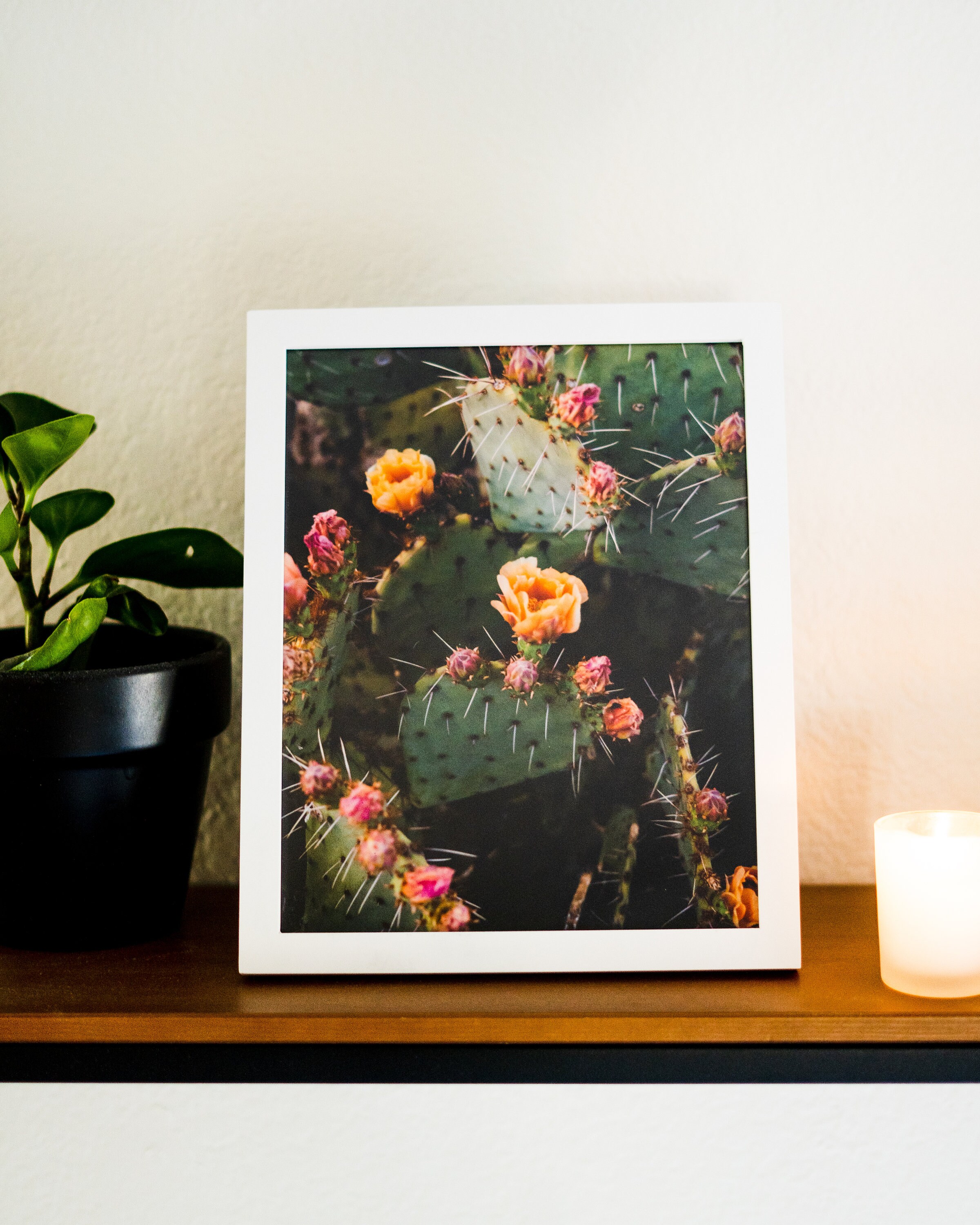 Desert Print Wall Art/ Cactus Flower Print/ Cactus Flower Wall Art - Etsy