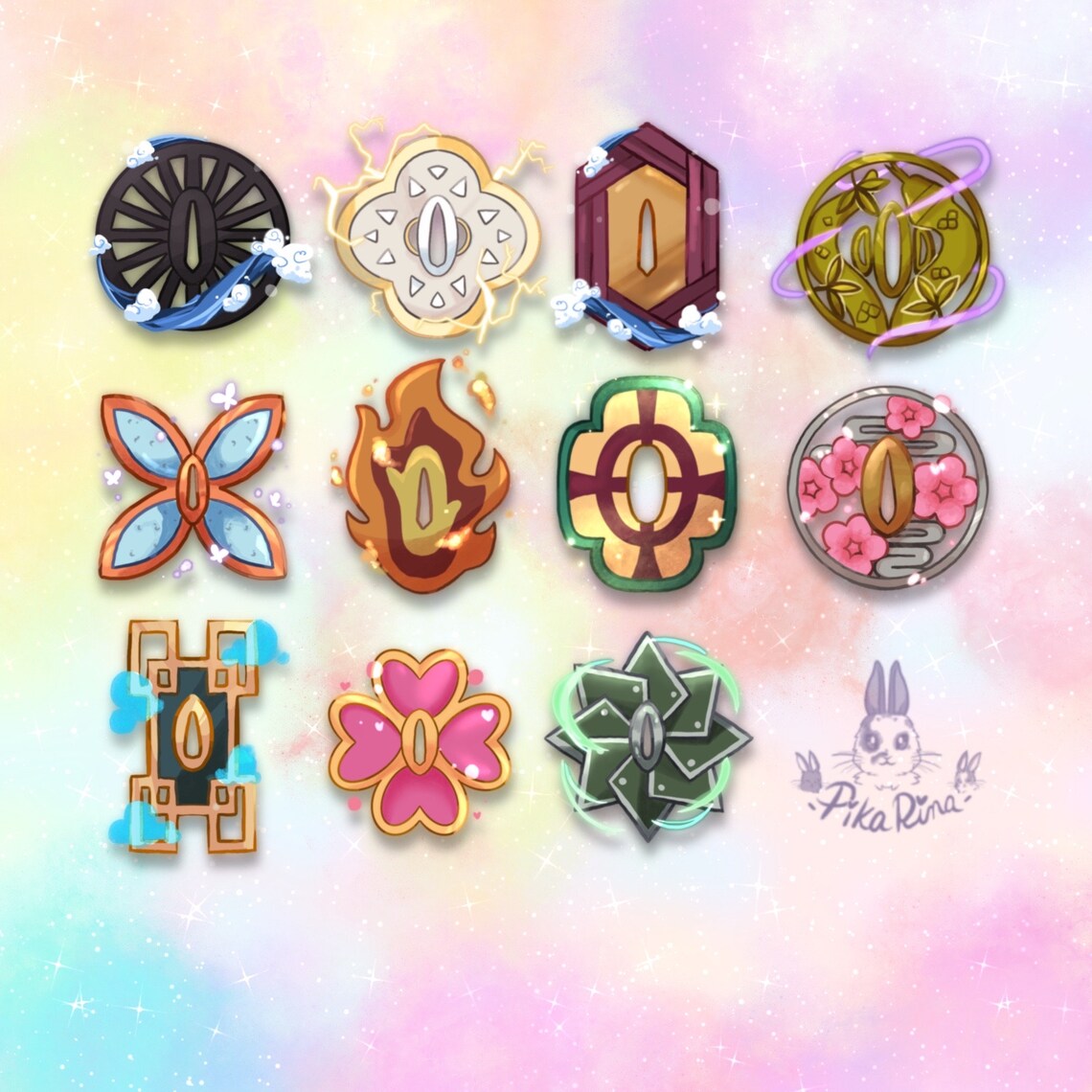 Strap Pillar Guards - Anime - Etsy
