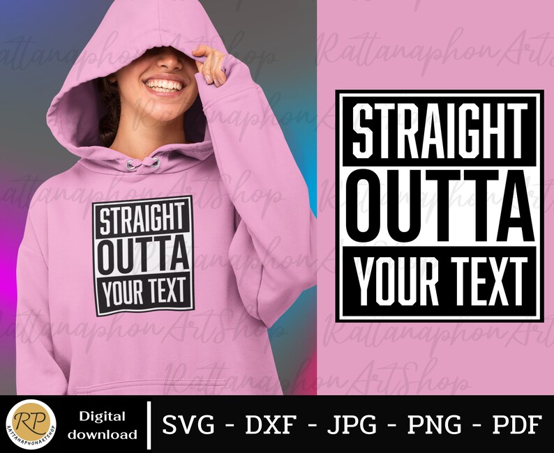 Straight Outta Art With Font SVG Png Eps Dxf Pdf Cricut,svg Cut File ...