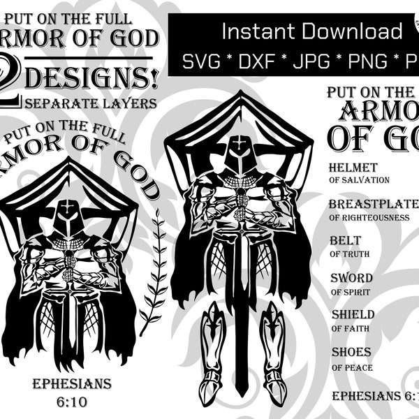 Armor of God Svg - Etsy