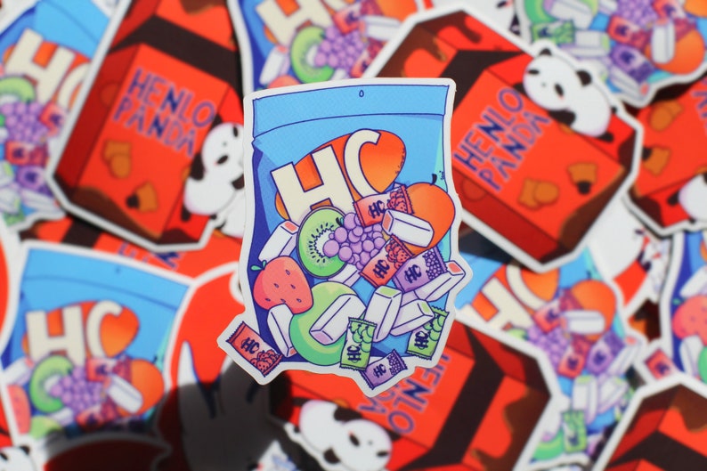 MINI Asian Snacks Sticker Set white Rabbit Hi-chew Hello - Etsy
