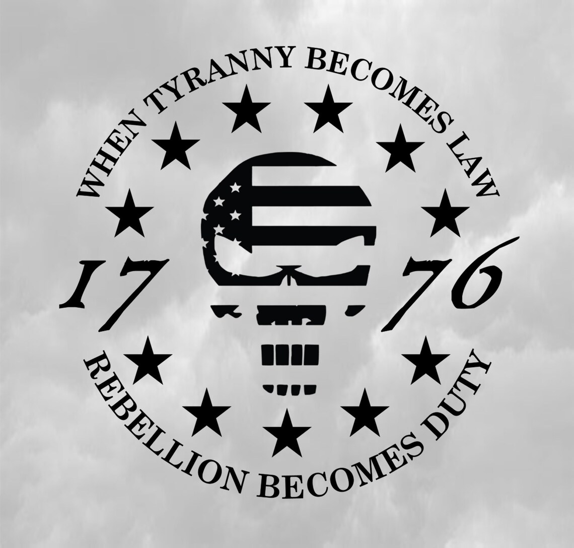 Custom Decal / When Tyranny Becomes Law Rebellion Becomes Duty | Etsy