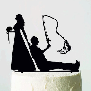 Bride Pulling Groom Wedding Cake Topper, Bride Dragging Groom Topper ...