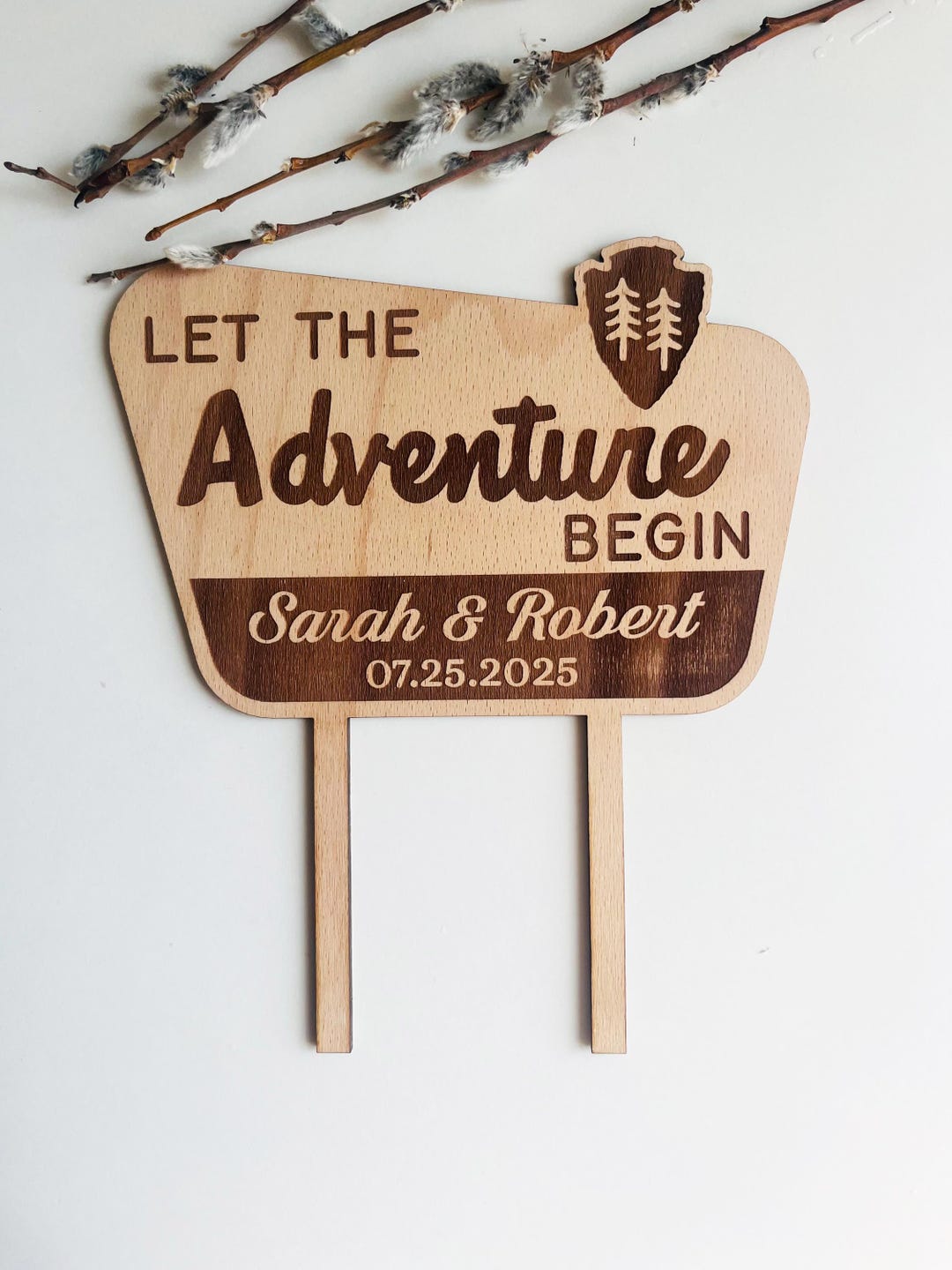 Personalized National Parks Wedding Cake Topper, National Parks Theme ...
