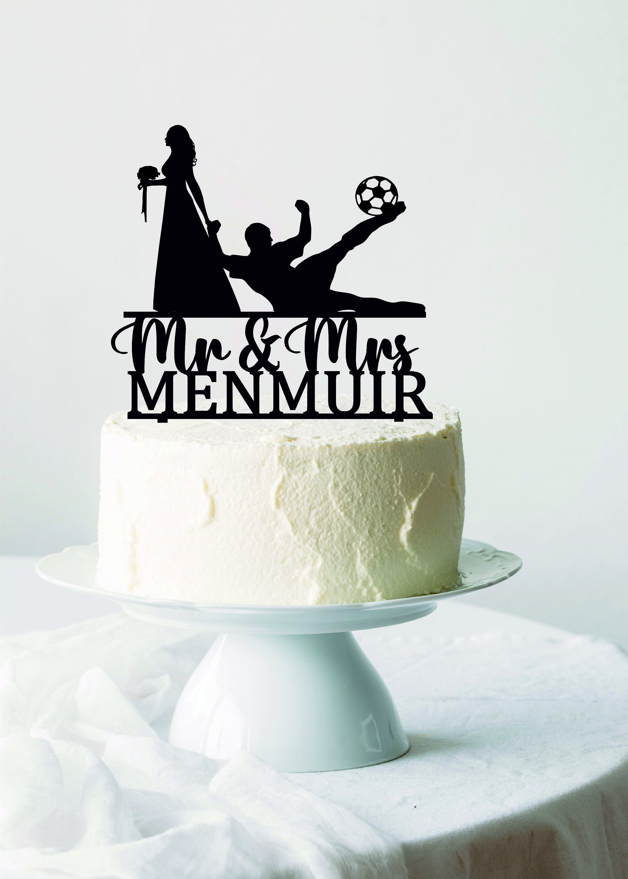 Funny Wedding Cake Toppers Soccer