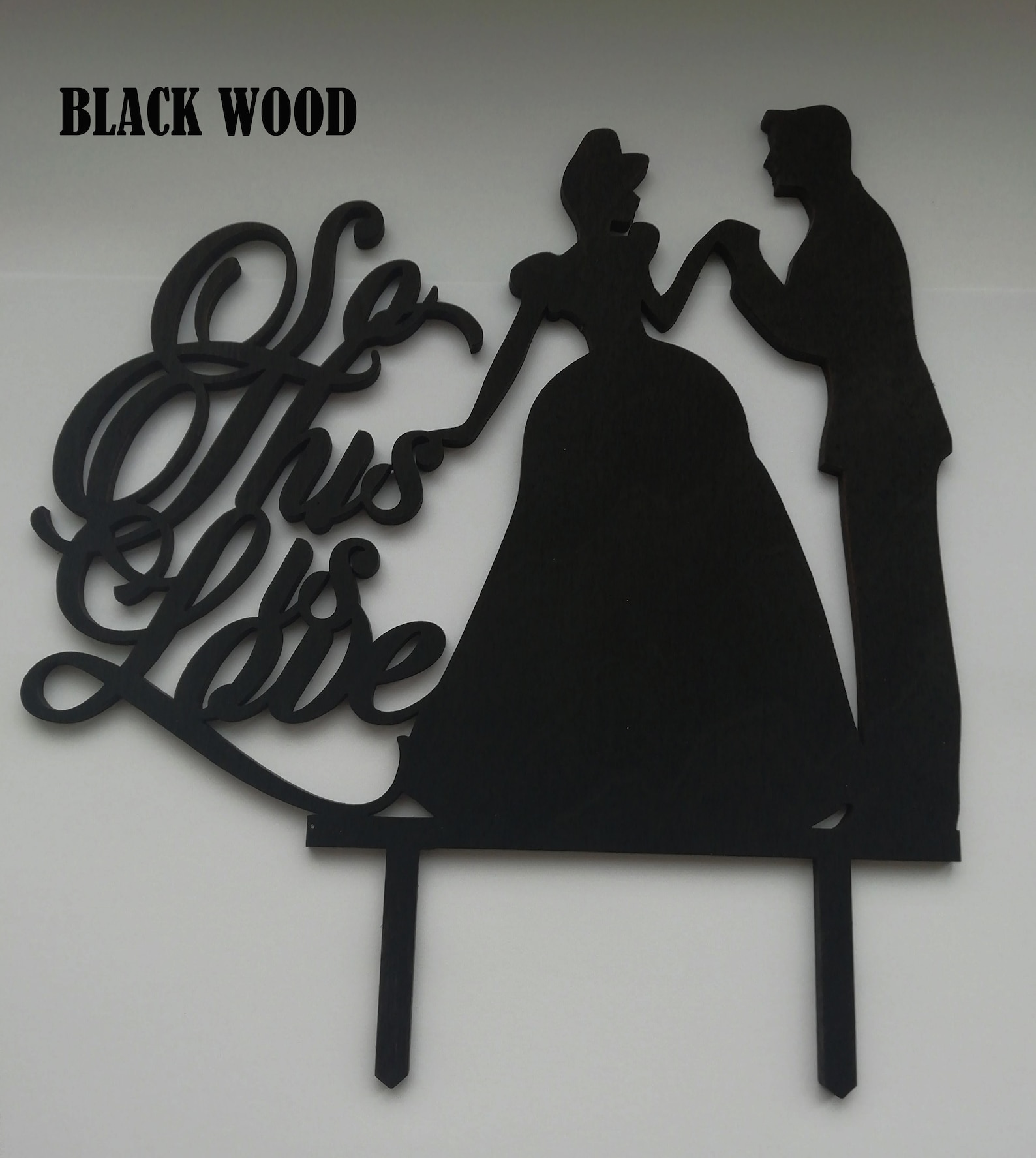 Wedding Cake Topper Princess and Prince Cake Topper so This - Etsy