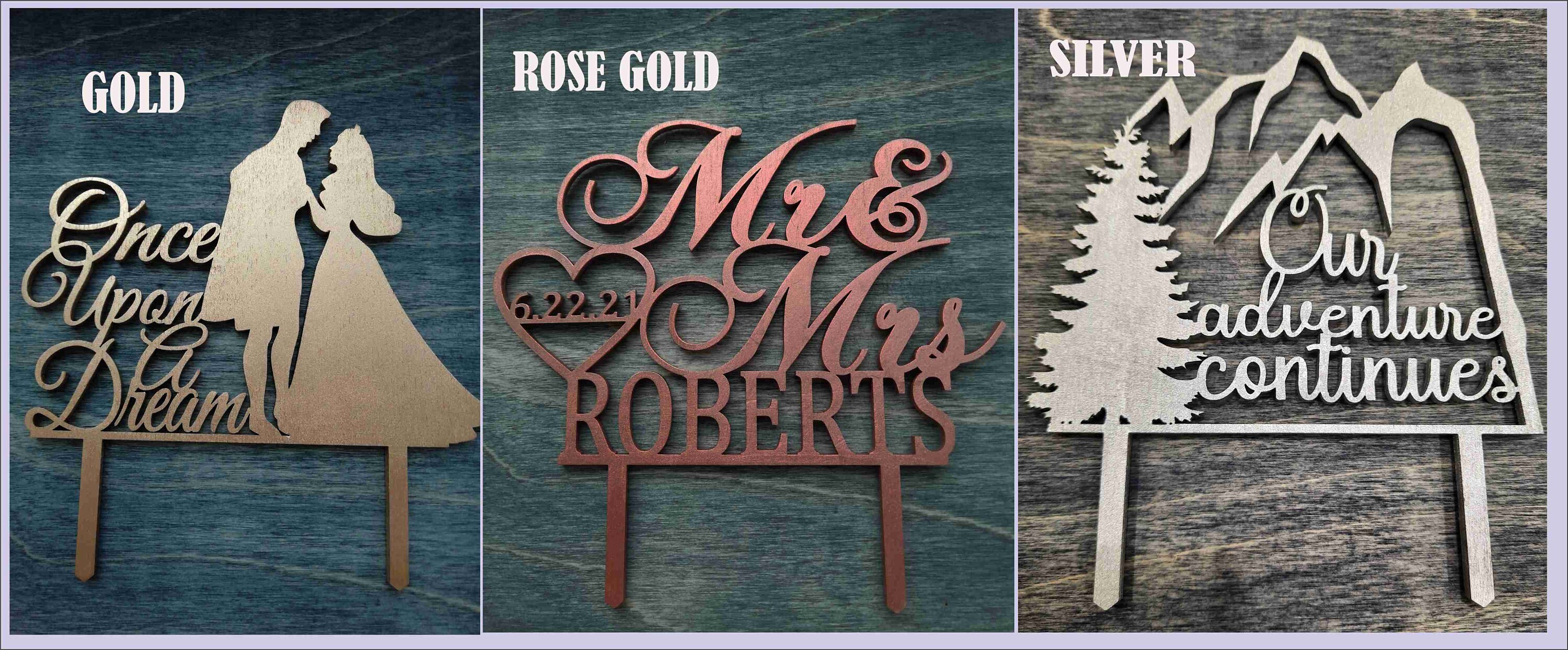 Wedding Cake Topper, Princess and Prince Cake Topper, so This is Love ...
