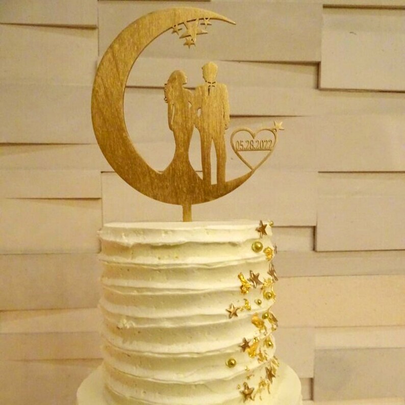 Wedding Cake Topper, Princess and Prince Cake Topper, so This is Love ...