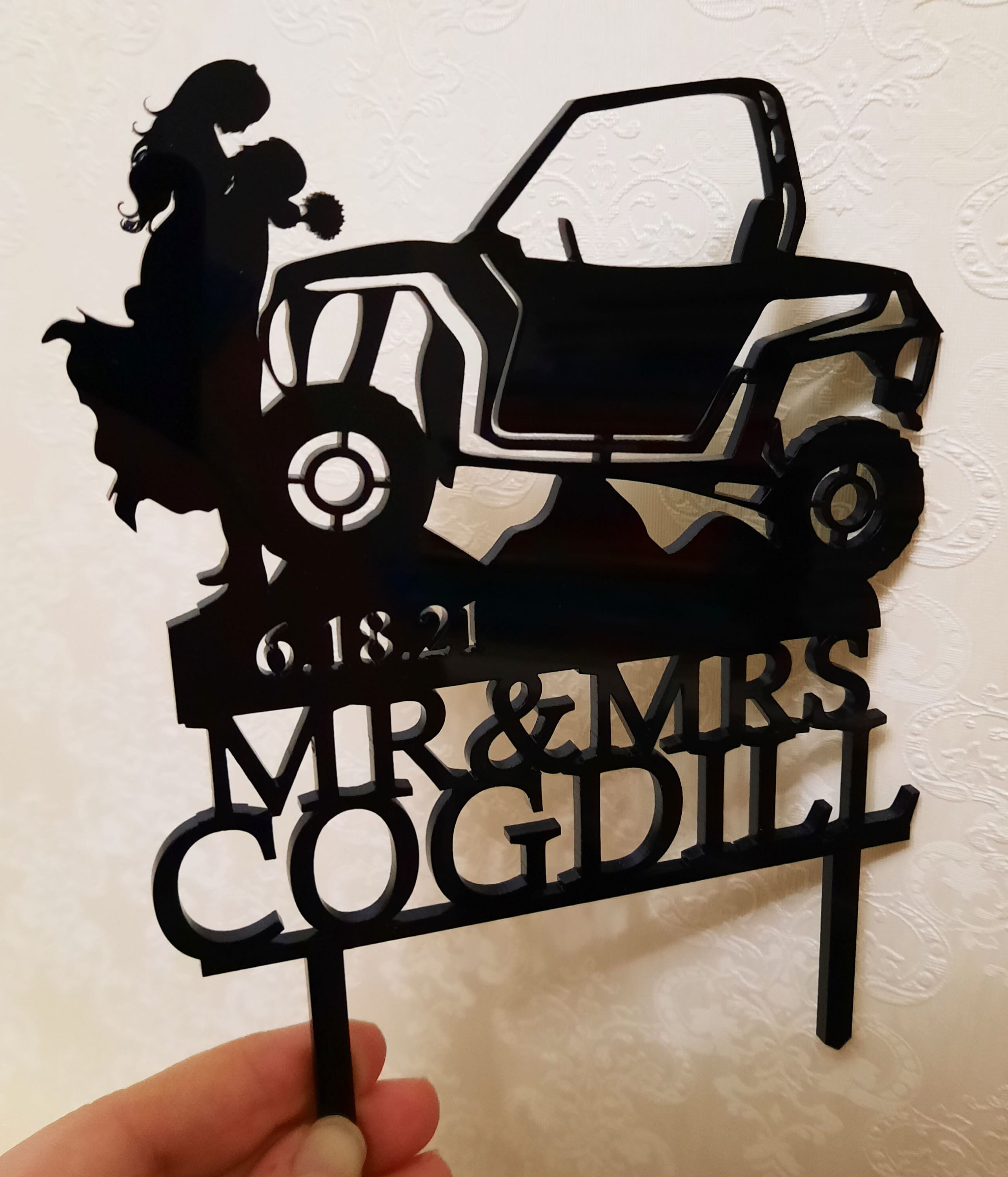 RZR wedding cake topper Polaris 4 wheeler cake topper RZR | Etsy