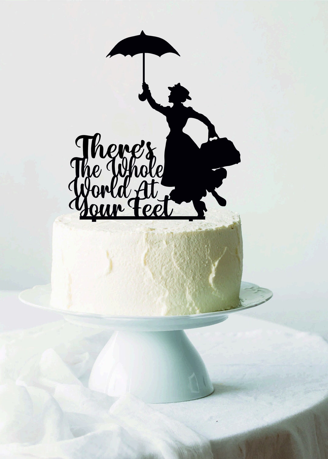 Mary Poppins Cake Topper, Happy Birthday Cake Topper, Baby Shower Cake ...