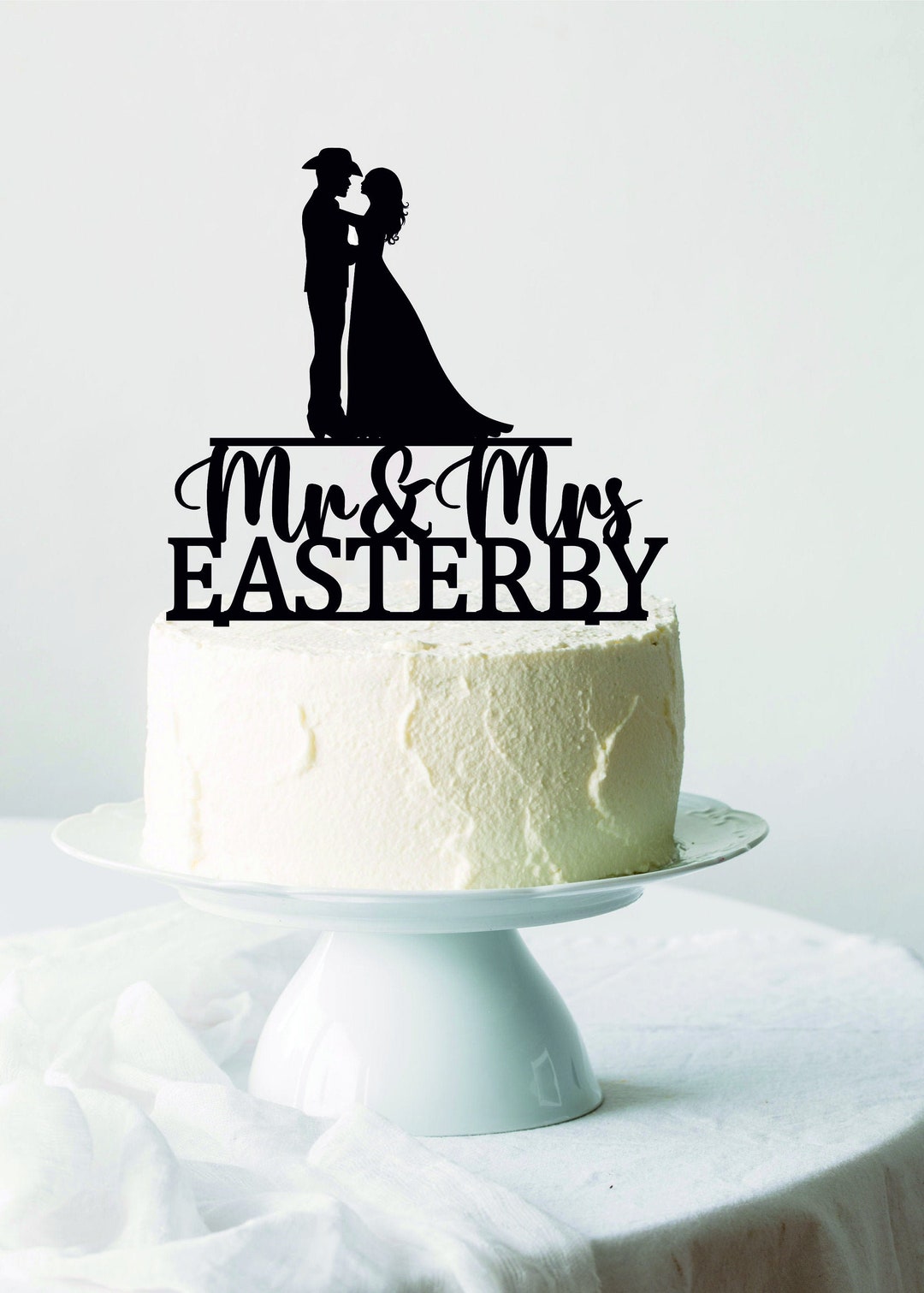 Cowboy Wedding Cake Topper, Country Cake Topper, Western Cake Topper ...