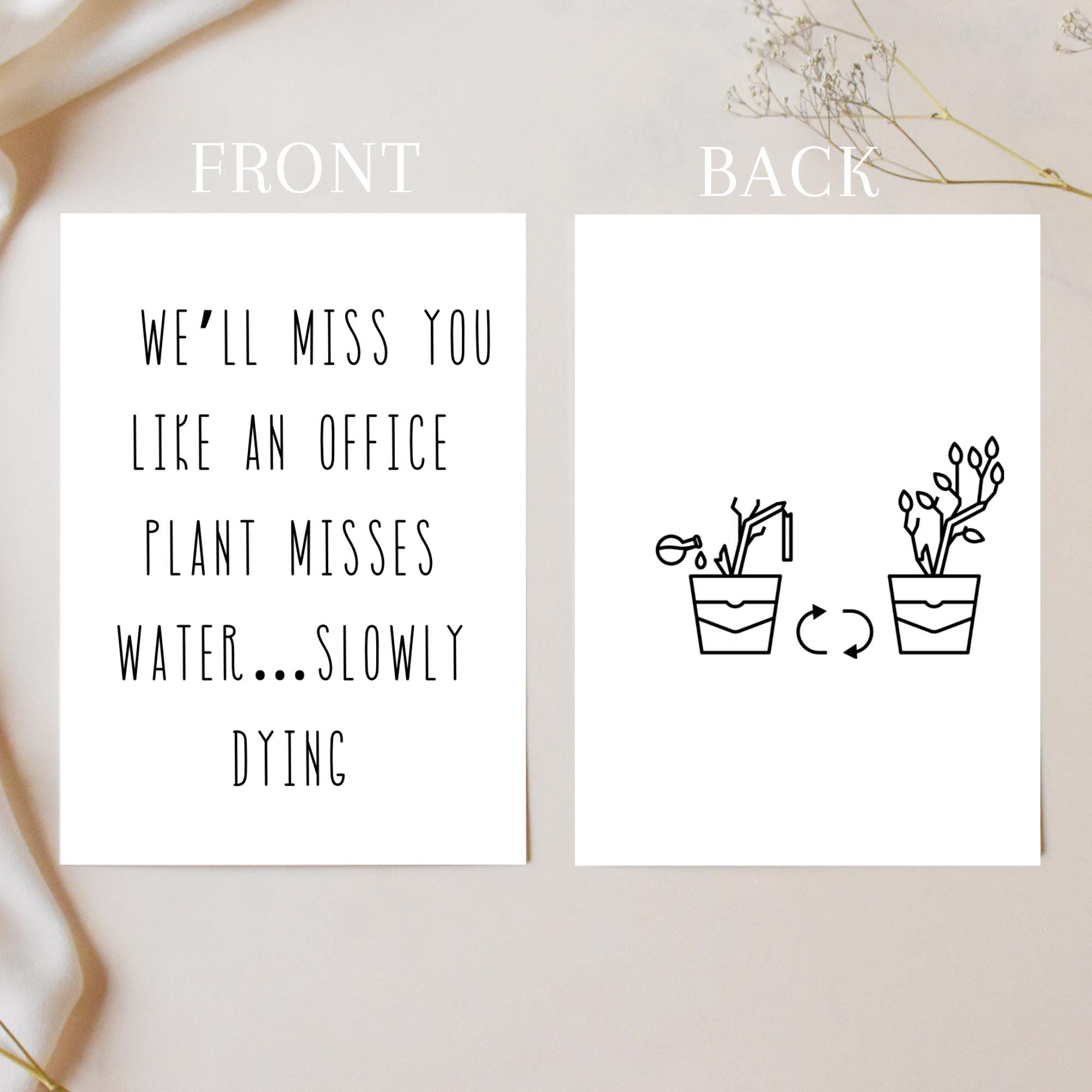 Goodbye Card for Coworker Printable Farewell Goodbye Gift for Coworker ...