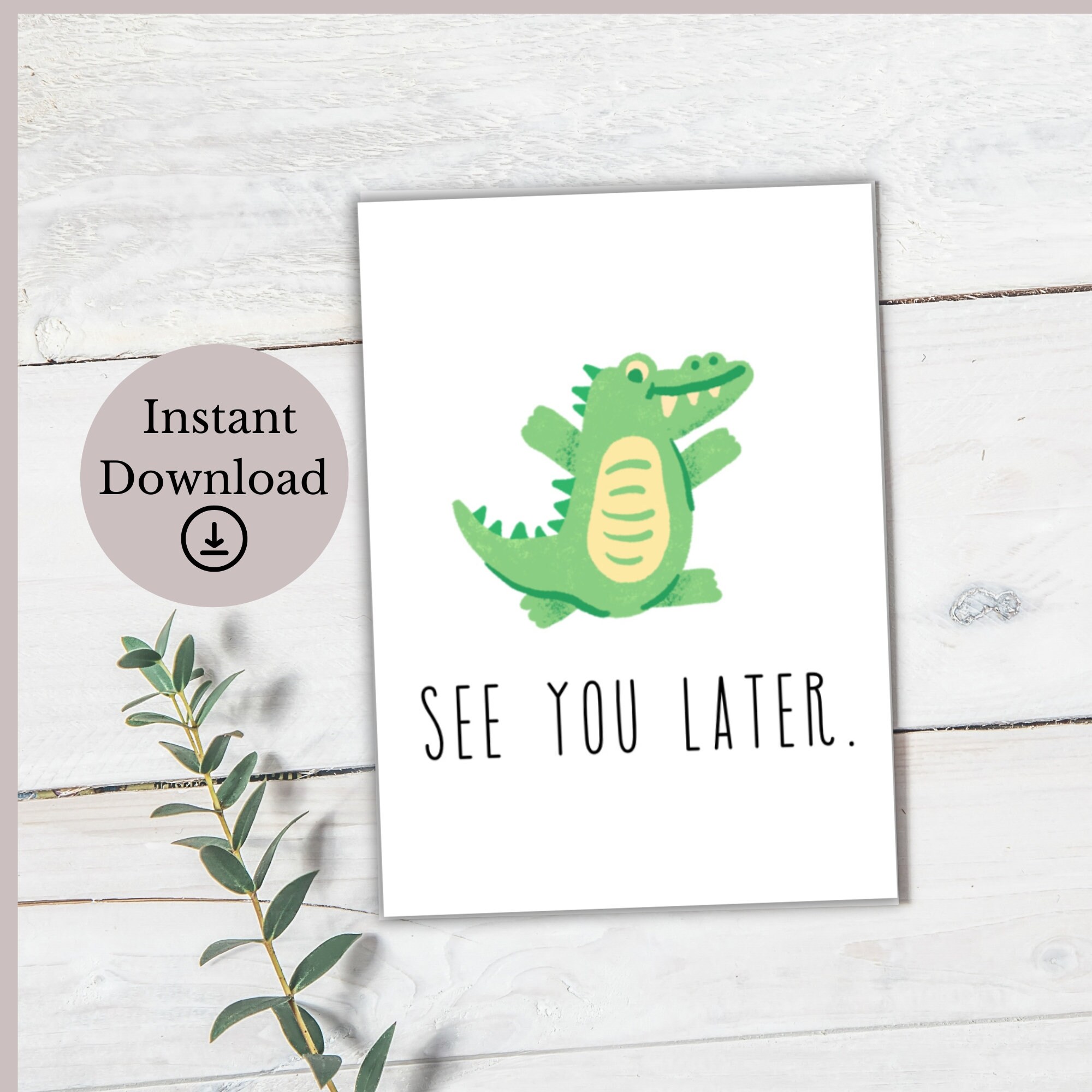 Goodbye Card Farewell Printable Goodbye Gift Goodbye Coworker - Etsy