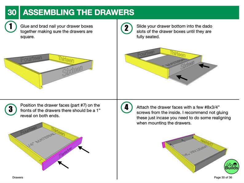 Floating Top Craft Table Plans - Etsy