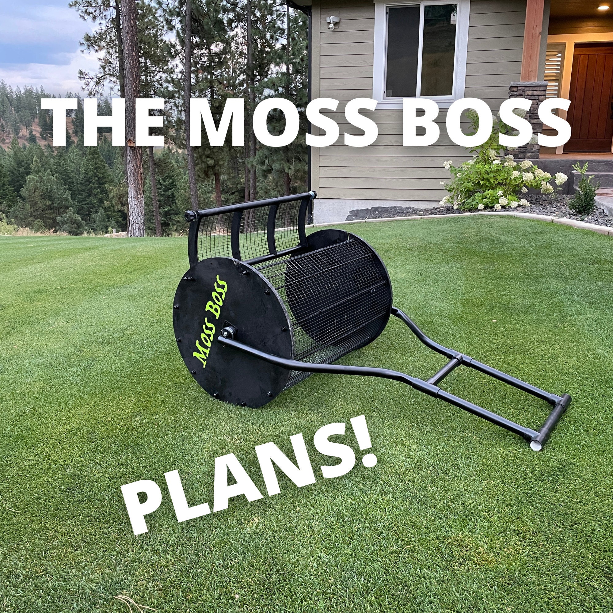 THE MOSS BOSS Diy Peat Moss Roller Compost Roller Plans Etsy UK