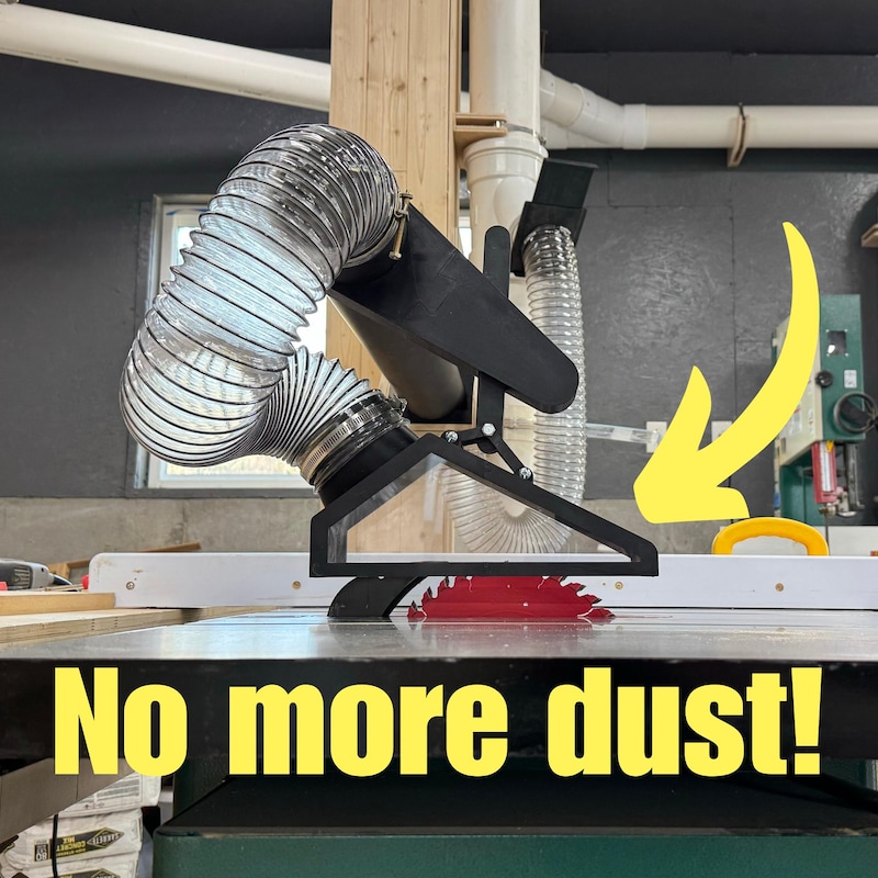 Table Saw Dust Collection Hood - Etsy