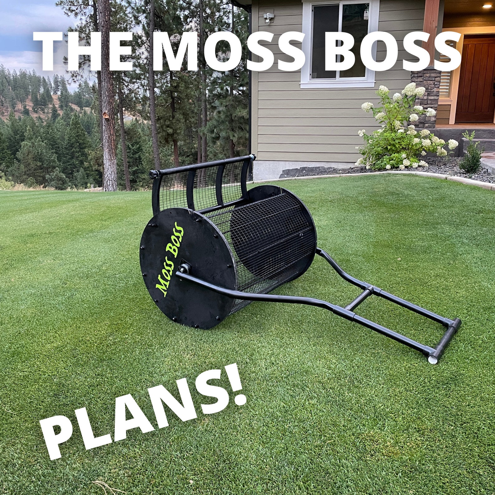 THE MOSS BOSS Diy Peat Moss Roller/ Compost Roller Plans. - Etsy