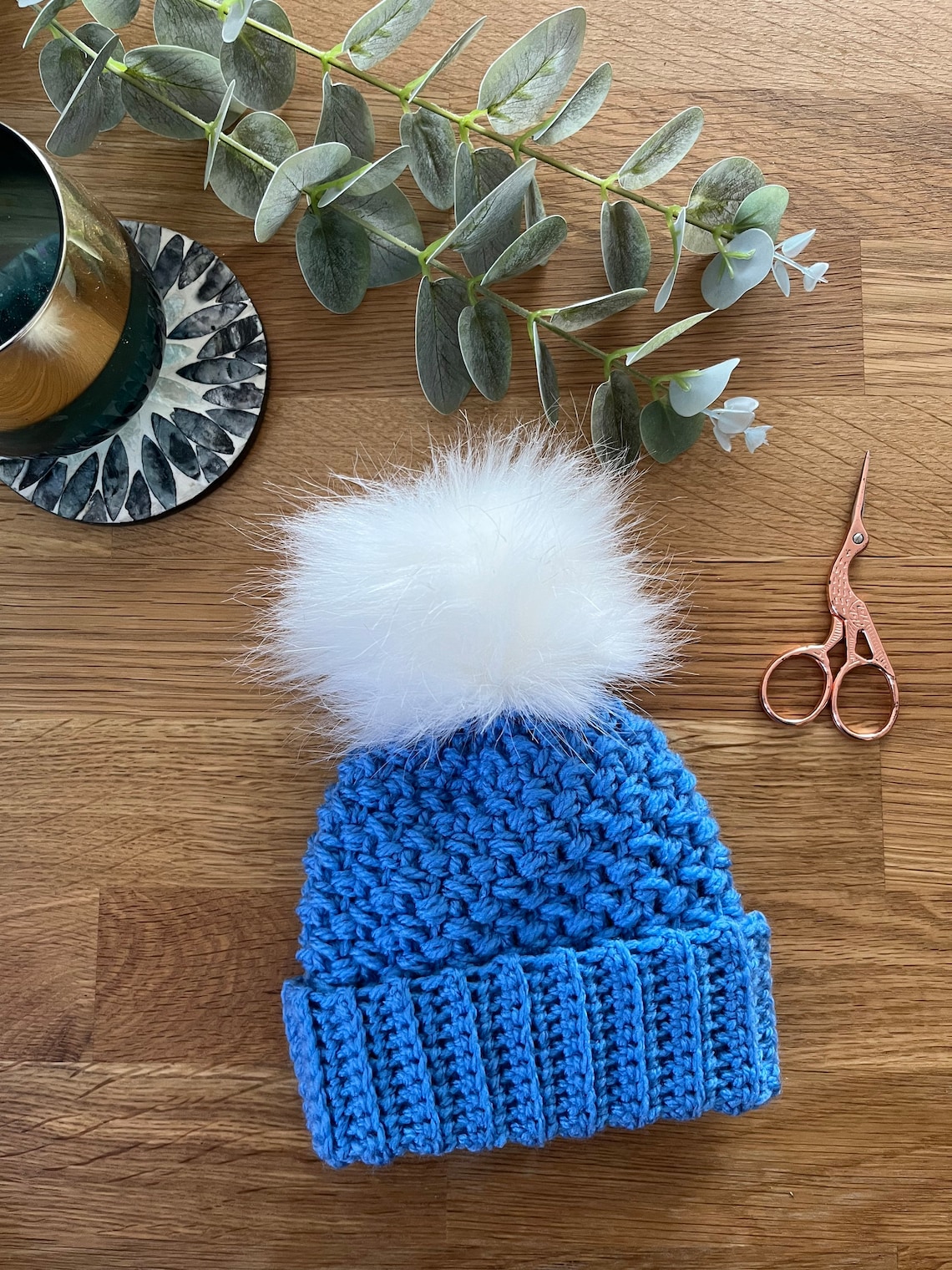Berry Cosy Beanie Crochet Pattern - Downloadable PDF - Etsy