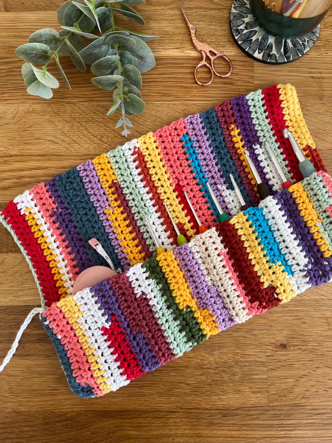 Crochet Hook Bag Crochet Pattern - Downloadable PDF - Etsy