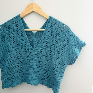 Diamond Top - Crochet Pattern - Downloadable PDF - Etsy