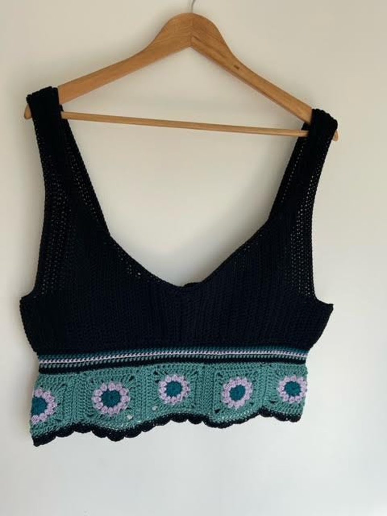 Daisy Loop Crochet Top Crochet Pattern Downloadable PDF - Etsy