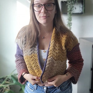 Riptide Cardigan - Crochet Pattern - Downloadable PDF - Etsy