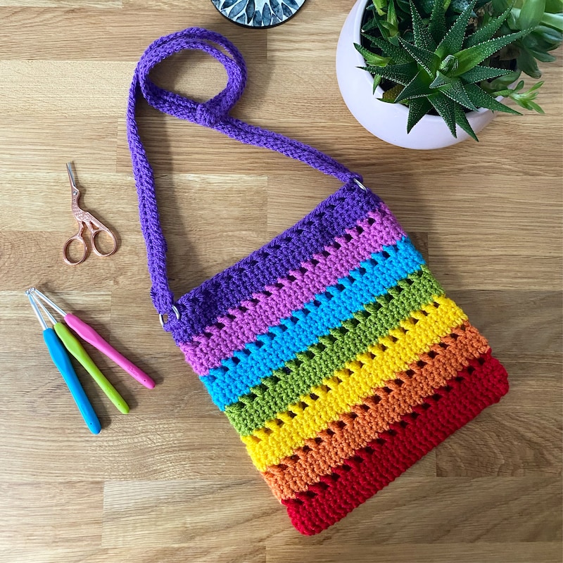 Rainbow Beach Bags - Etsy
