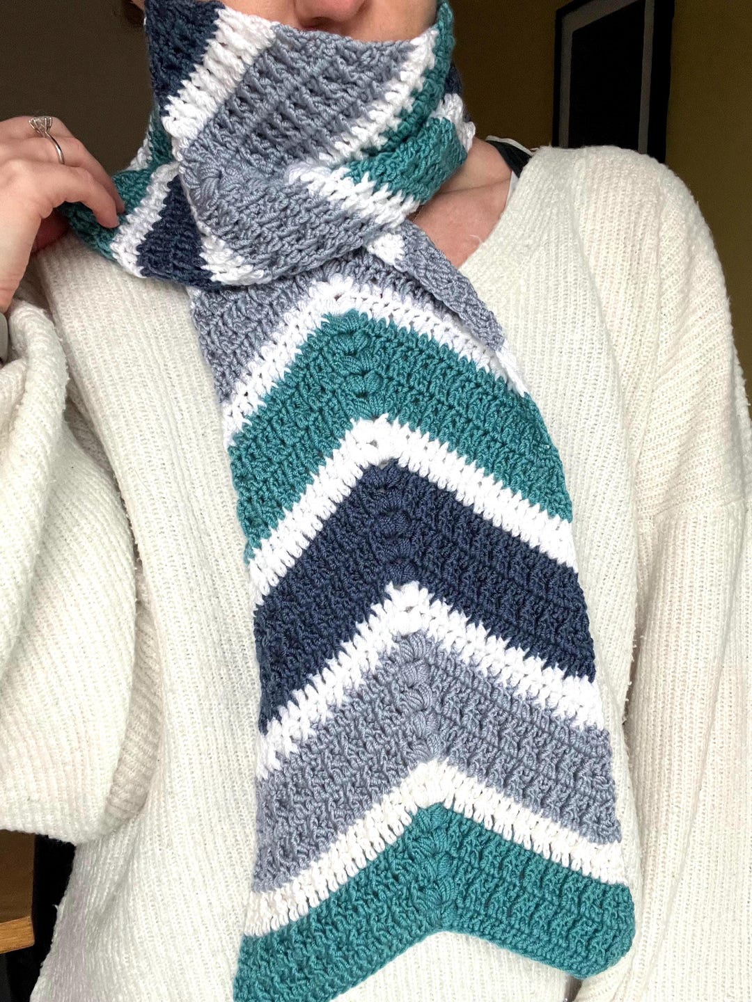 Riptide Scarf Crochet Pattern - Downloadable PDF - Etsy