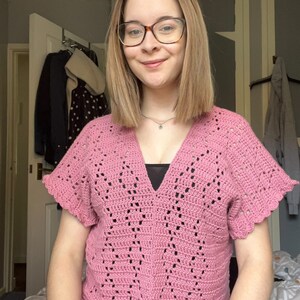 Diamond Top - Crochet Pattern - Downloadable PDF - Etsy
