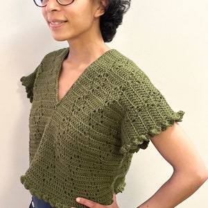 Diamond Top - Crochet Pattern - Downloadable PDF - Etsy