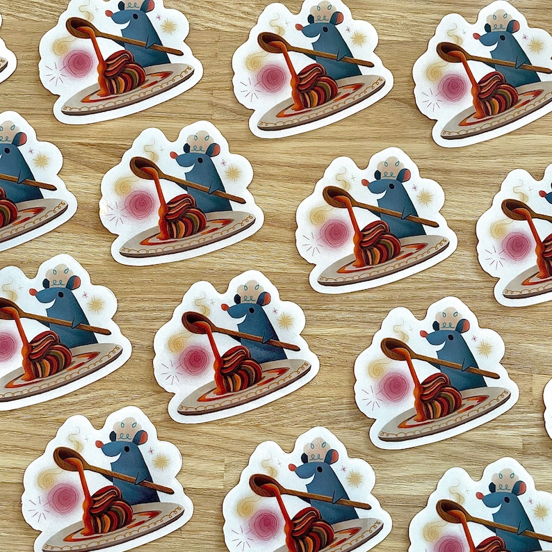 Ratatouille Sticker / Pixar Sticker / Remy Little Chef Clear - Etsy