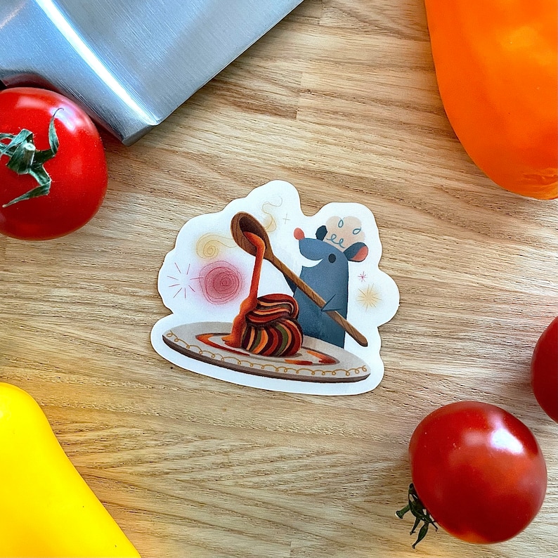 Ratatouille Sticker / Pixar Sticker / Remy Little Chef Clear - Etsy