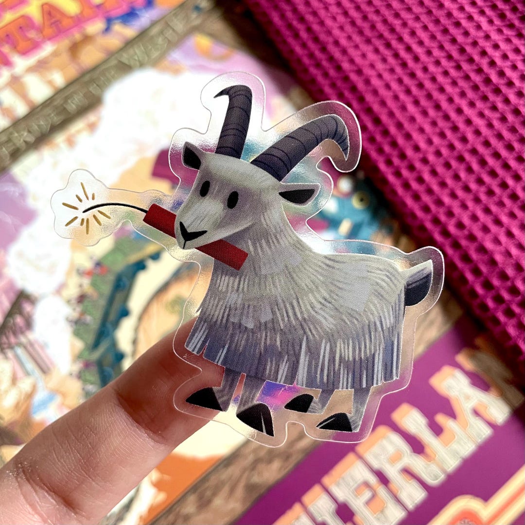 Goat Sticker / Big Thunder Mountain Stickers / Animal Dynamite Disney ...