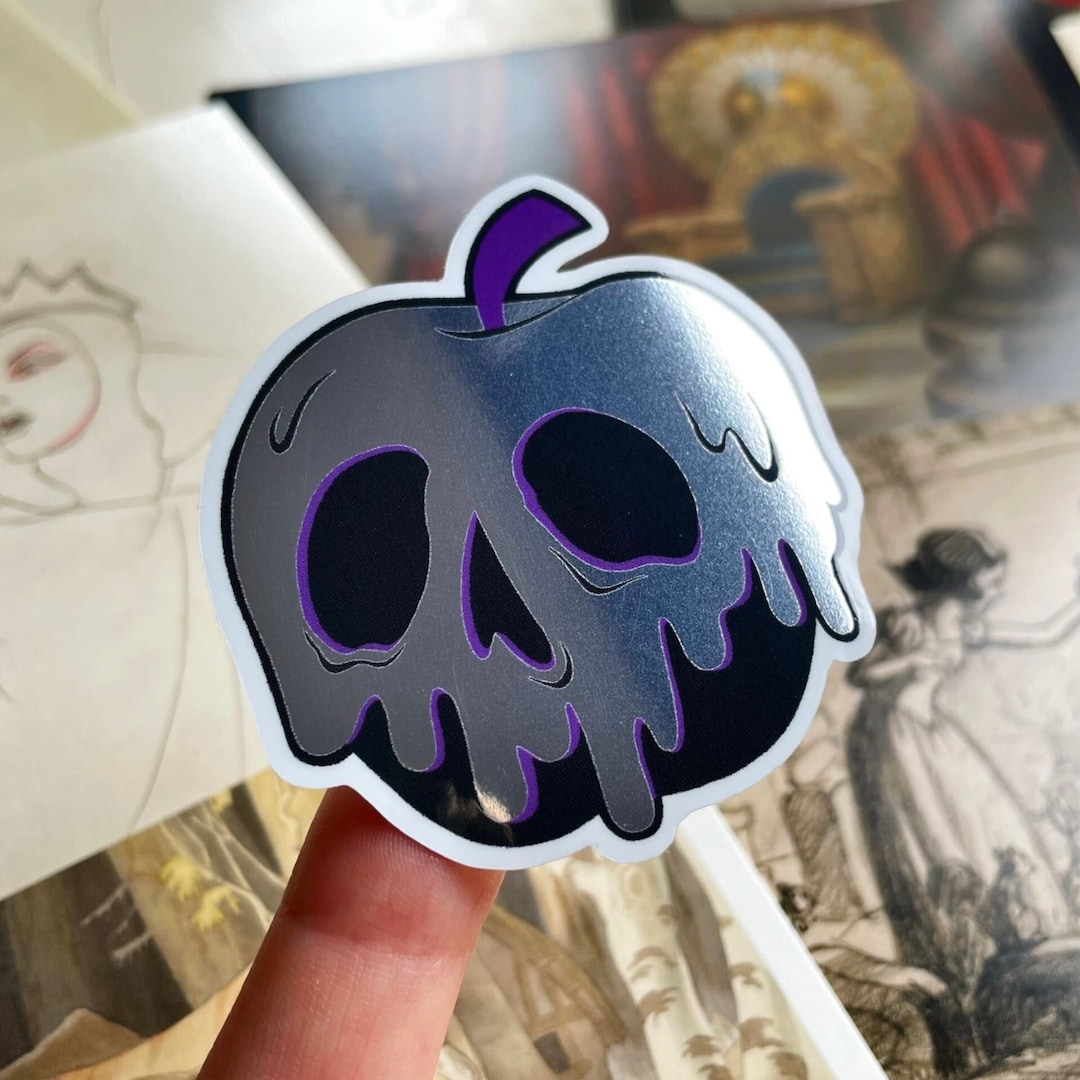 Poison Apple Sticker / Evil Queen Snow White and the Seven Dwarfs ...