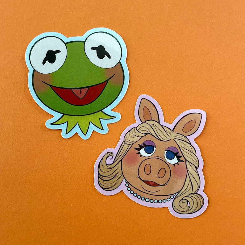 Pig Sticker / Miss Piggy Sticker / Muppets Sticker / Fantasy Animals ...