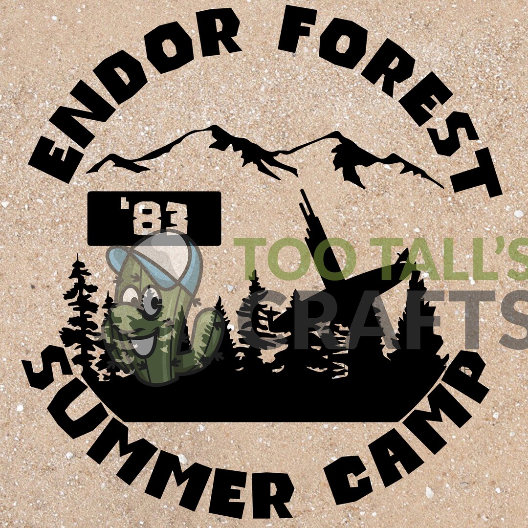 Star Wars SVG Star Wars PNG Endor Forest - Etsy Australia