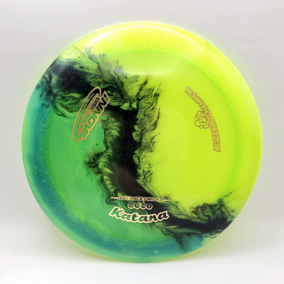 Innova Champion Blizzard Katana Disc Golf Distance Driver 139g Custom ...